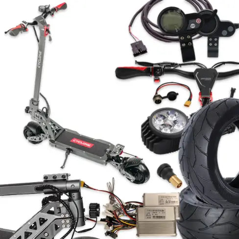 Dragon Cyclone Parts (8" duel motor version) - ElectricBlingAU